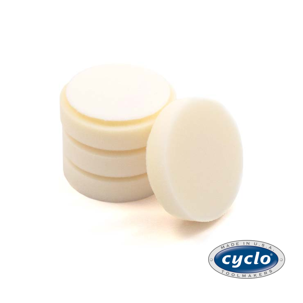 Rupes Cyclo Foam Polishing Pads (4" White Finishing, 4 Pk) – Spectrum ...